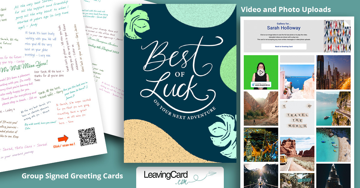 LeavingCard - Beautiful Leaving eCards and Printed Cards